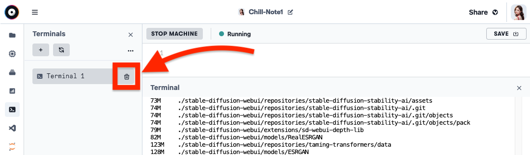 【超簡単】Paperspaceのストレージ容量を確認する方法 | AIペンシル